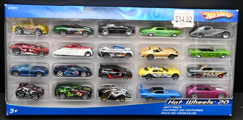 Hot Wheels 20-Car Gift Pack (Assortment K7371, 2006) | Mattel Die-Cast ...