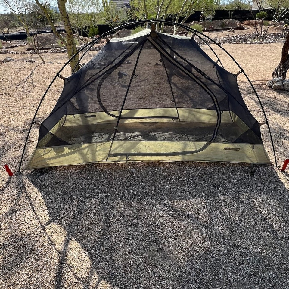 LiteFighter Tent US Army Issued Coyote Tan Combat One Person-1 Grade #2 ...