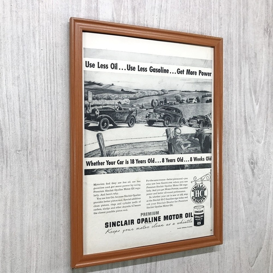 1948 1948 SINCLAIR OIL Sinclair Motor Oil B43294 American Magazine ...