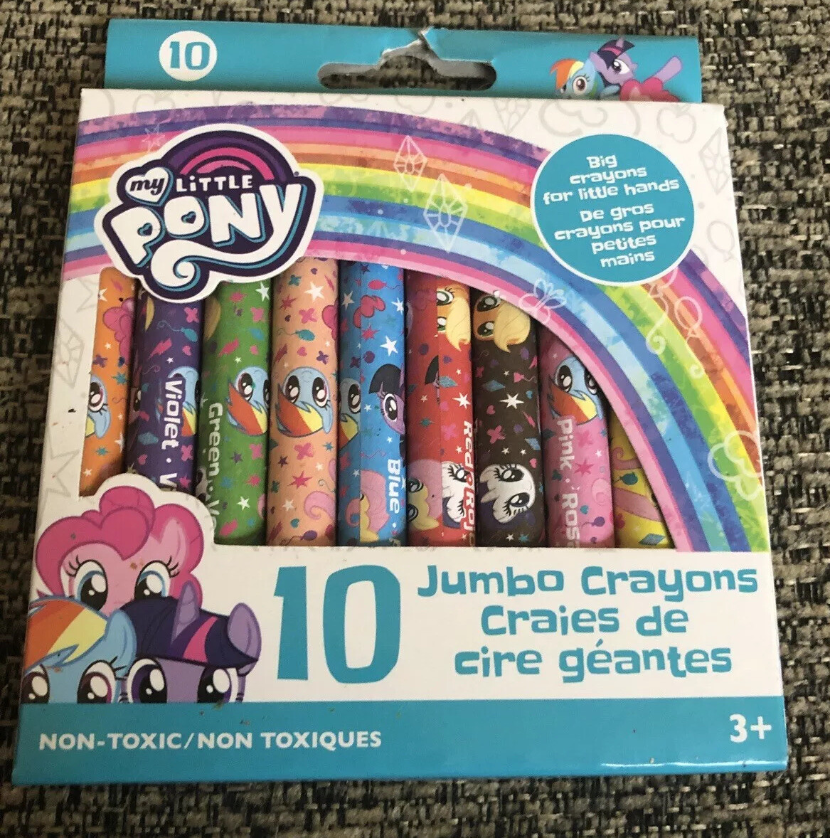 My Little Pony 10 jumbo boxed crayons New. Leap year Publishing’s New ...