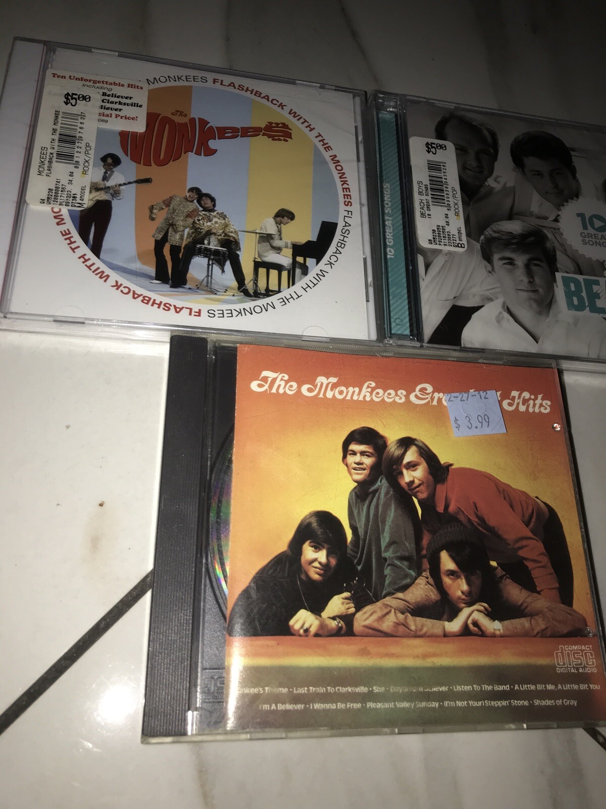 flashback with the monkees Cd +beach Boys 10 Great Songs+monkees ...