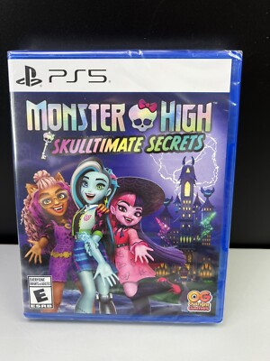 Monster High Skulltimate Secrets PS5 PlayStation New/Sealed - Free ...