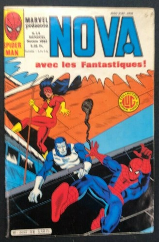 NOVA French color digest #58 FF Spidey Namor SpiderWoman (1982) Marvel ...