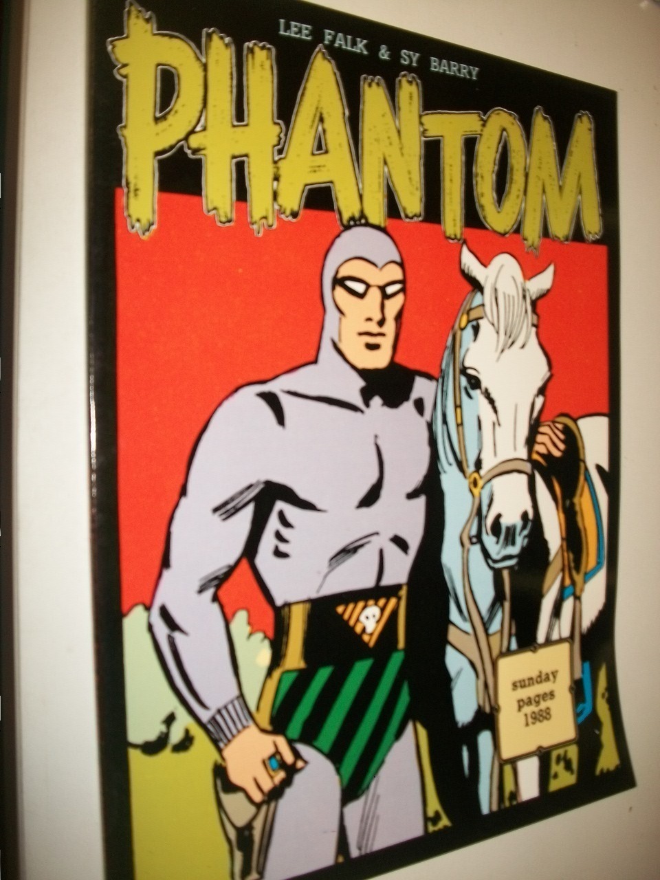 LEE FALK&SY BARRY:PHANTOM 253.SUNDAY PAGES 1988 COMIC ART 1990 L'UOMO ...