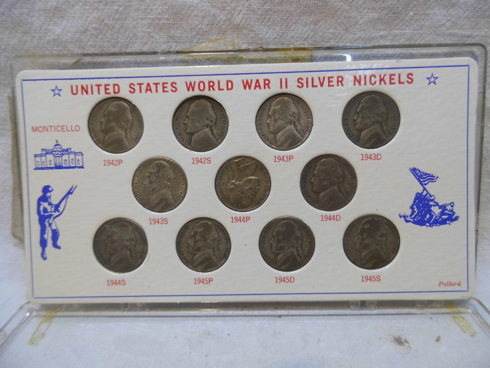 1942~1945 UNITED STATES WORL WAR II SILVER NICKELS | eBay