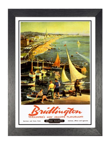 BRIDLINGTON (11) British Railway Holiday Old Vintage Retro Advert ...