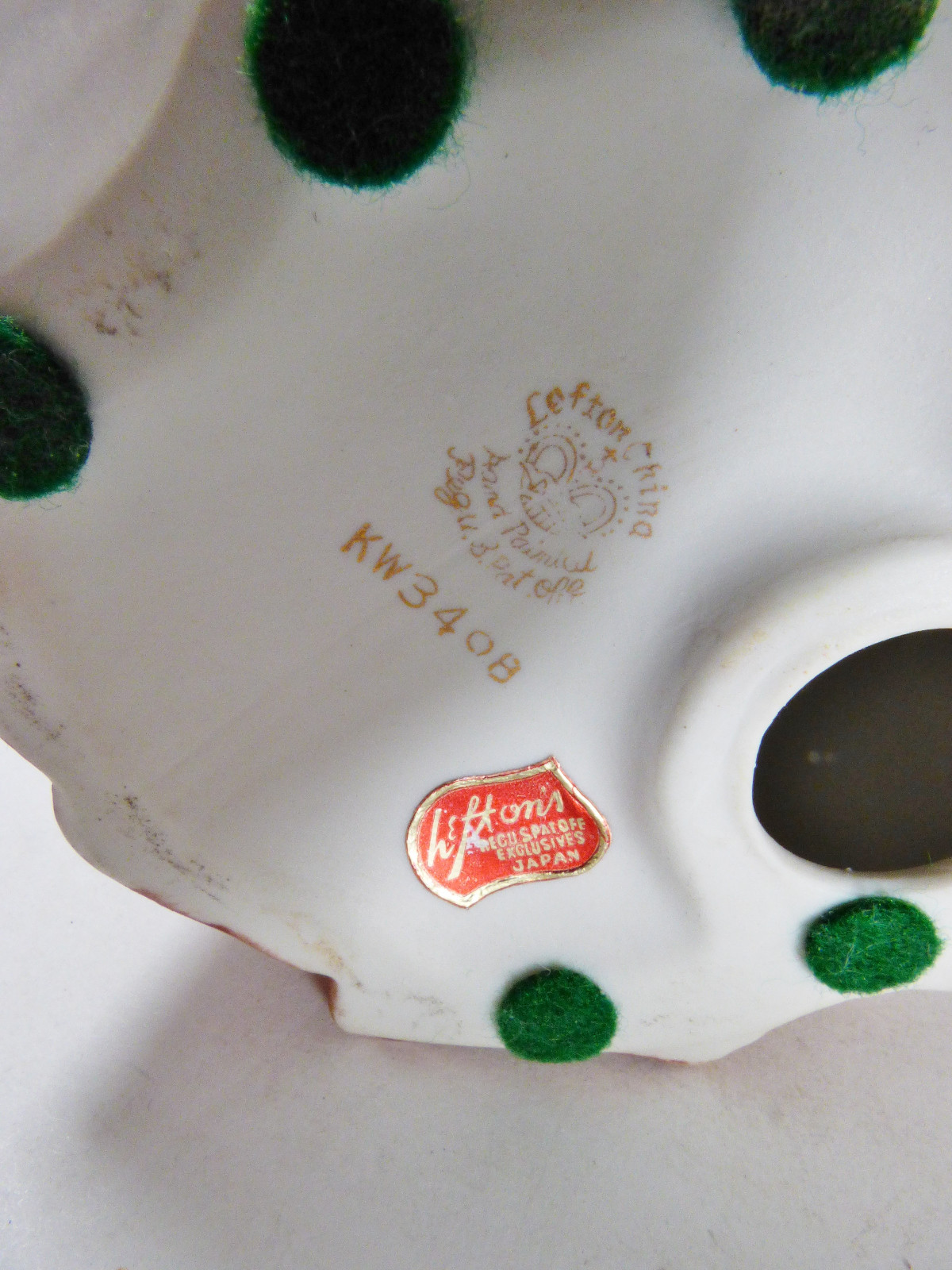 VTG Lefton China Japan Dancing Singer Girl Figurine Flower Ponytail ...