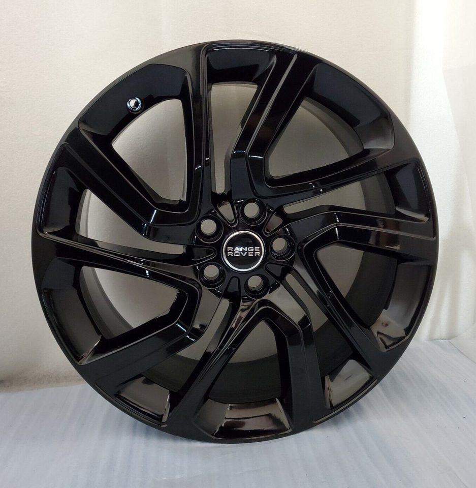 Original 21" Range Land Rover Gloss Black OEM Wheels Rims SVA SVR 380 ...