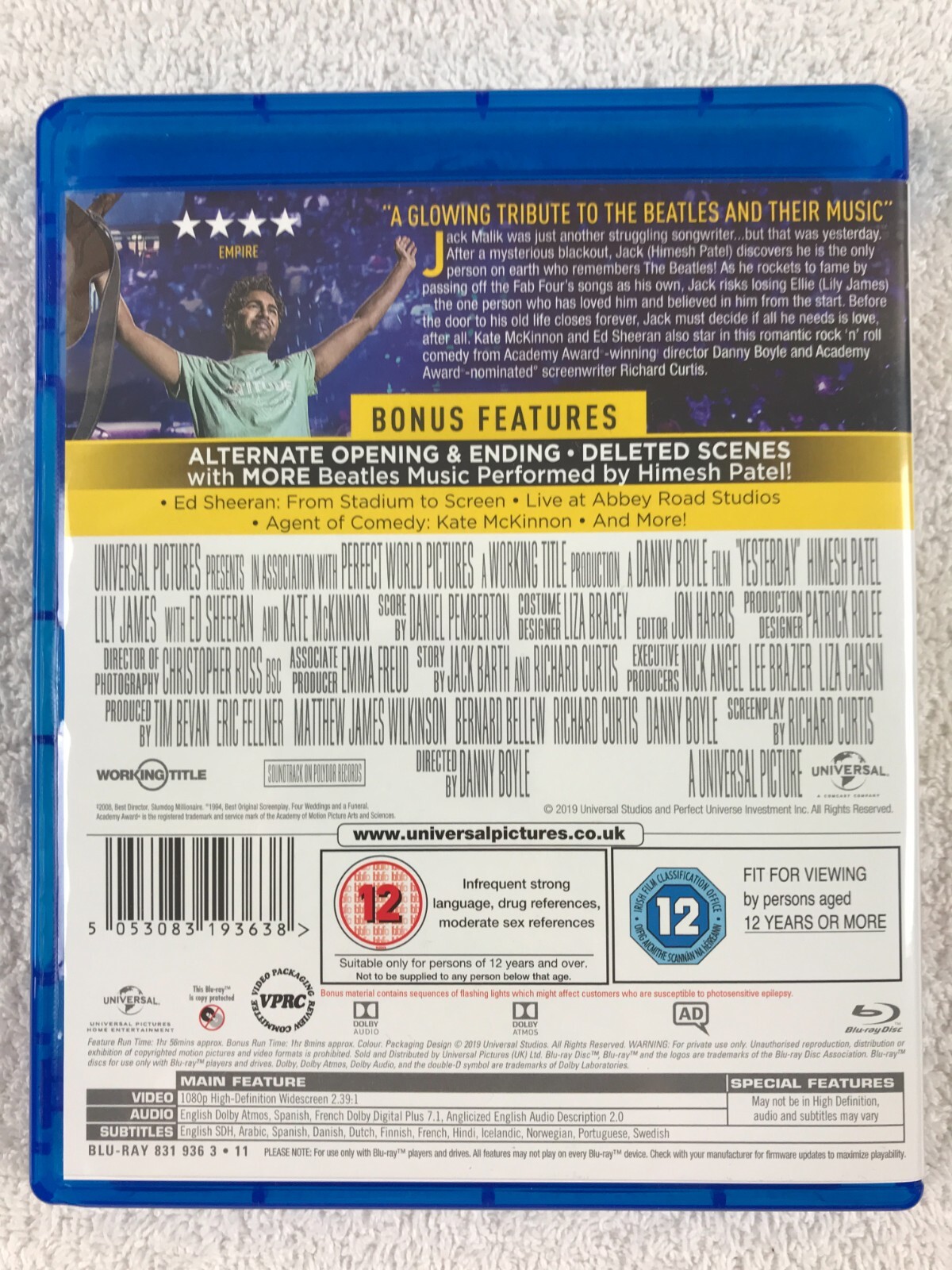 Yesterday (Blu-ray Disc, 2019) for sale online | eBay