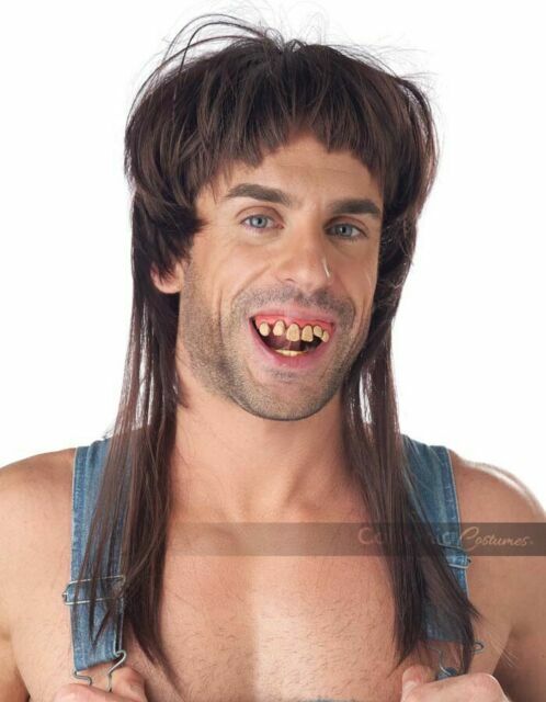 California Costumes Hillbilly Heartthrob Wig and Teeth Mens Halloween ...