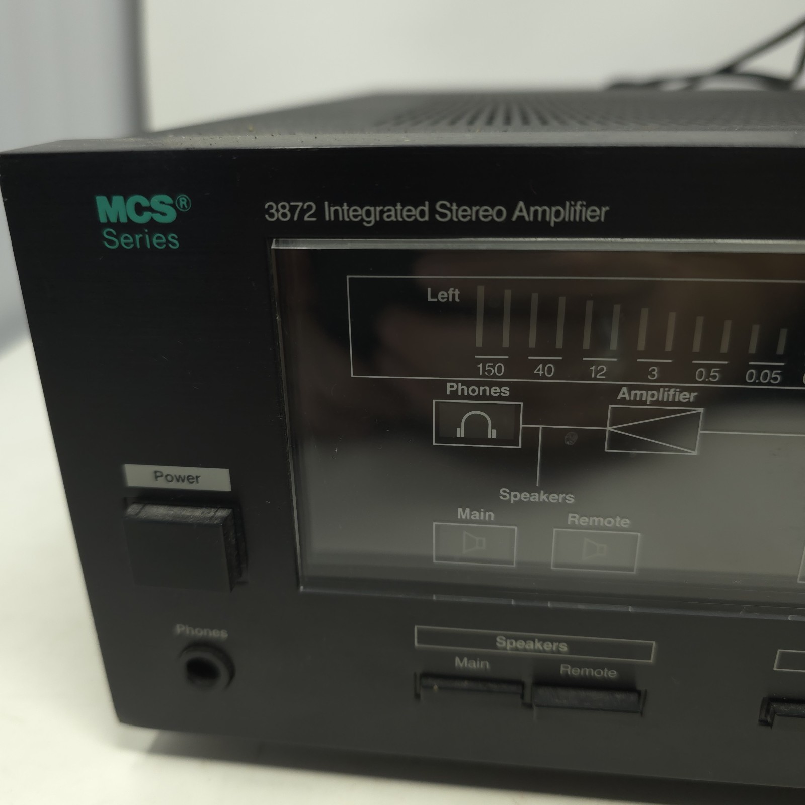 MCS 683-3872 Vintage Integrated Stereo Amplifier Working - Clean ...