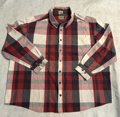 C.E. Schmidt Workwear Cowboy Western Rodeo Red & Black Plaid Shirt Mens ...