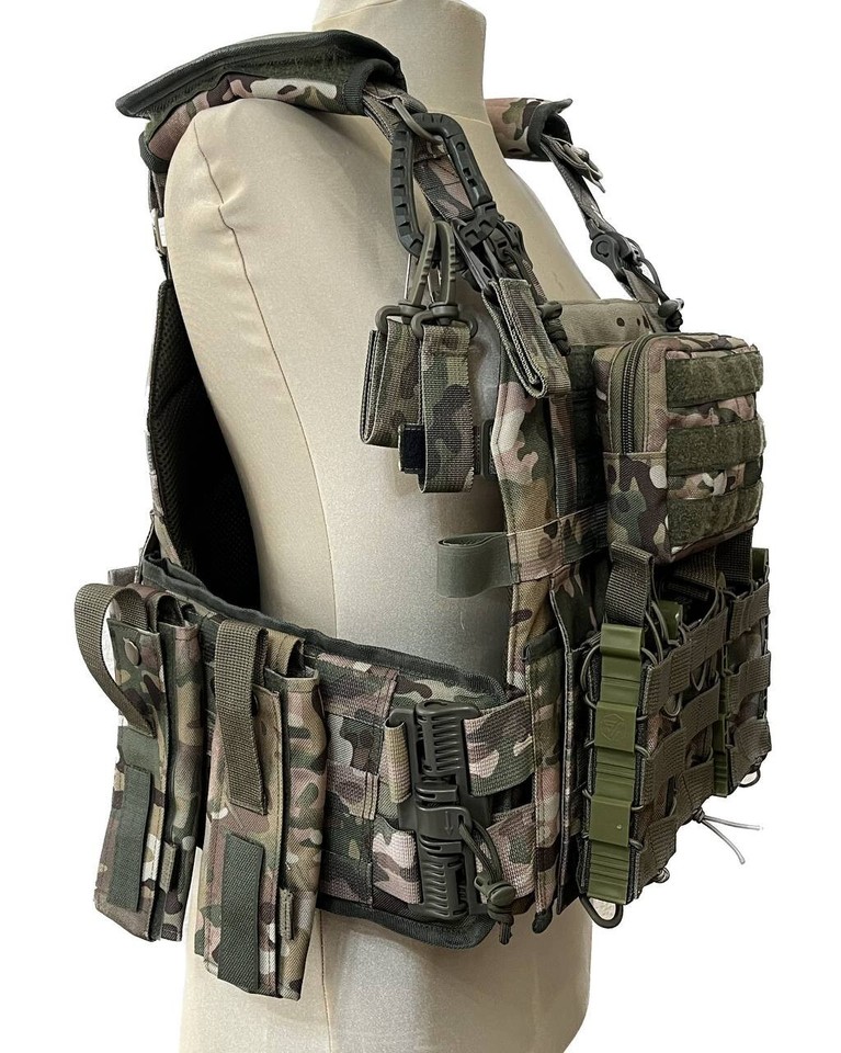 Ukrainian military body armor body kit pouches all included MULTICAM | eBay