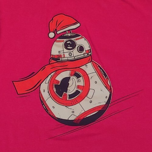 Boys Christmas Santa BB-8 Red Holiday T Shirt Size MEDIUM Star Wars | eBay