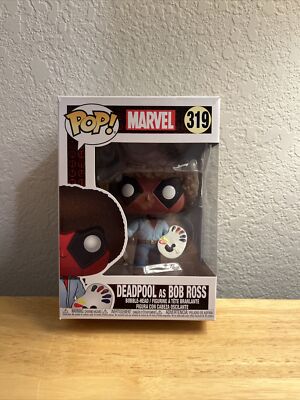 Funko Pop! Vinyl: Marvel - Deadpool as Bob Ross #319 889698308656| eBay