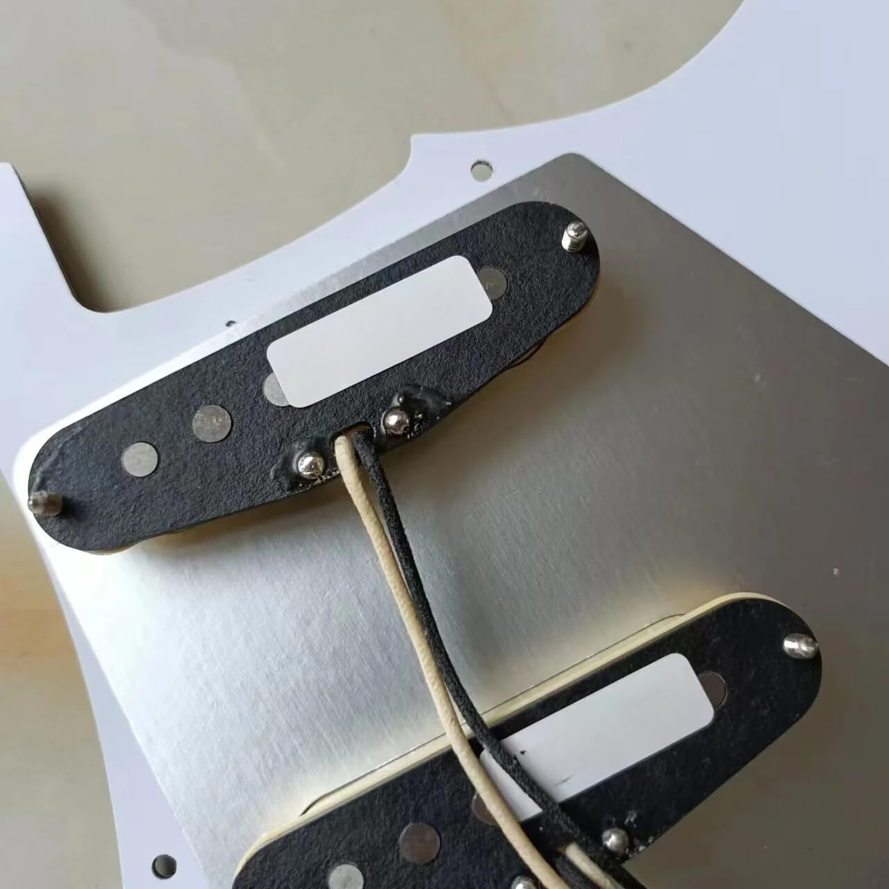 Left-Handed SSS Prewired Guitar Pickguard Set Alnico 5 Loaded ...