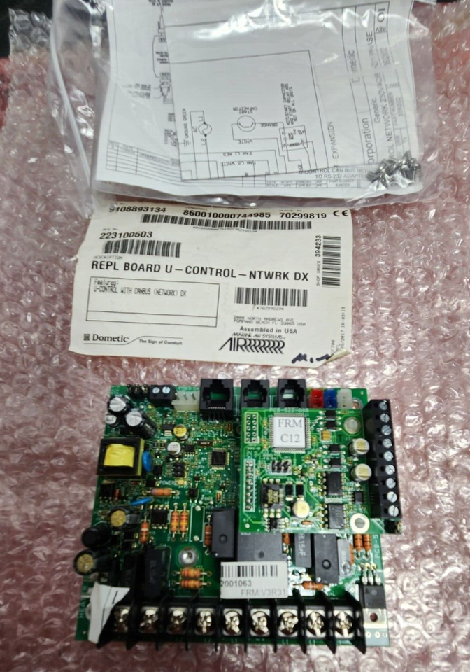 Dometic Cruisair U-CONTROL BOARD NETWORK DX/TW (Unity Board) W/CANBUS ...
