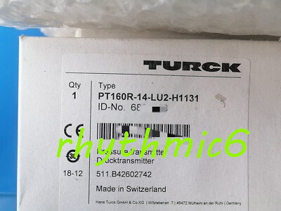 TURCK PT160R-14-LU2-H1131 pressure switch Fast FedEx or DHL | eBay