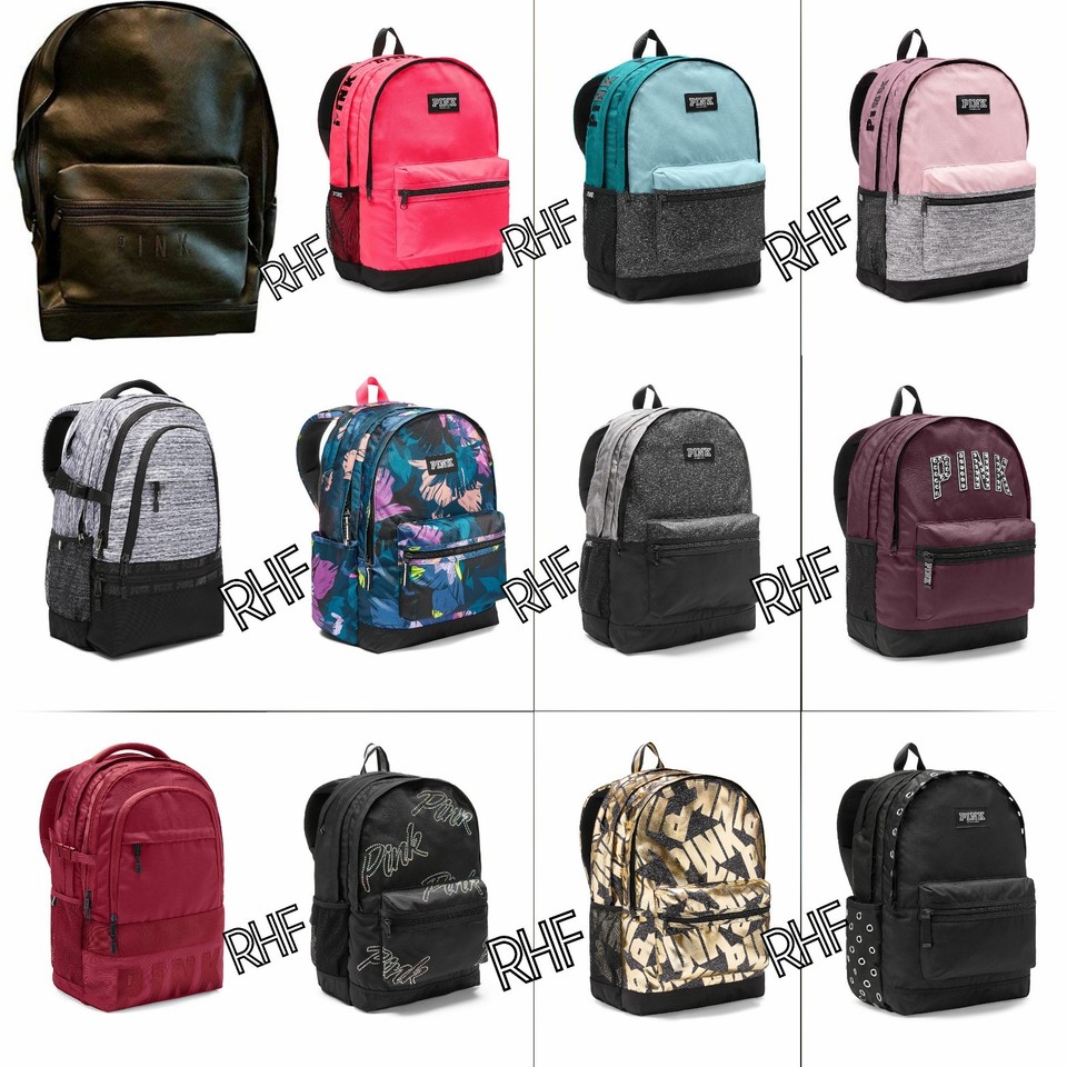 Victoria's Secret PINK Campus Backpack / Collegiate Book-bag Tote NEW ...