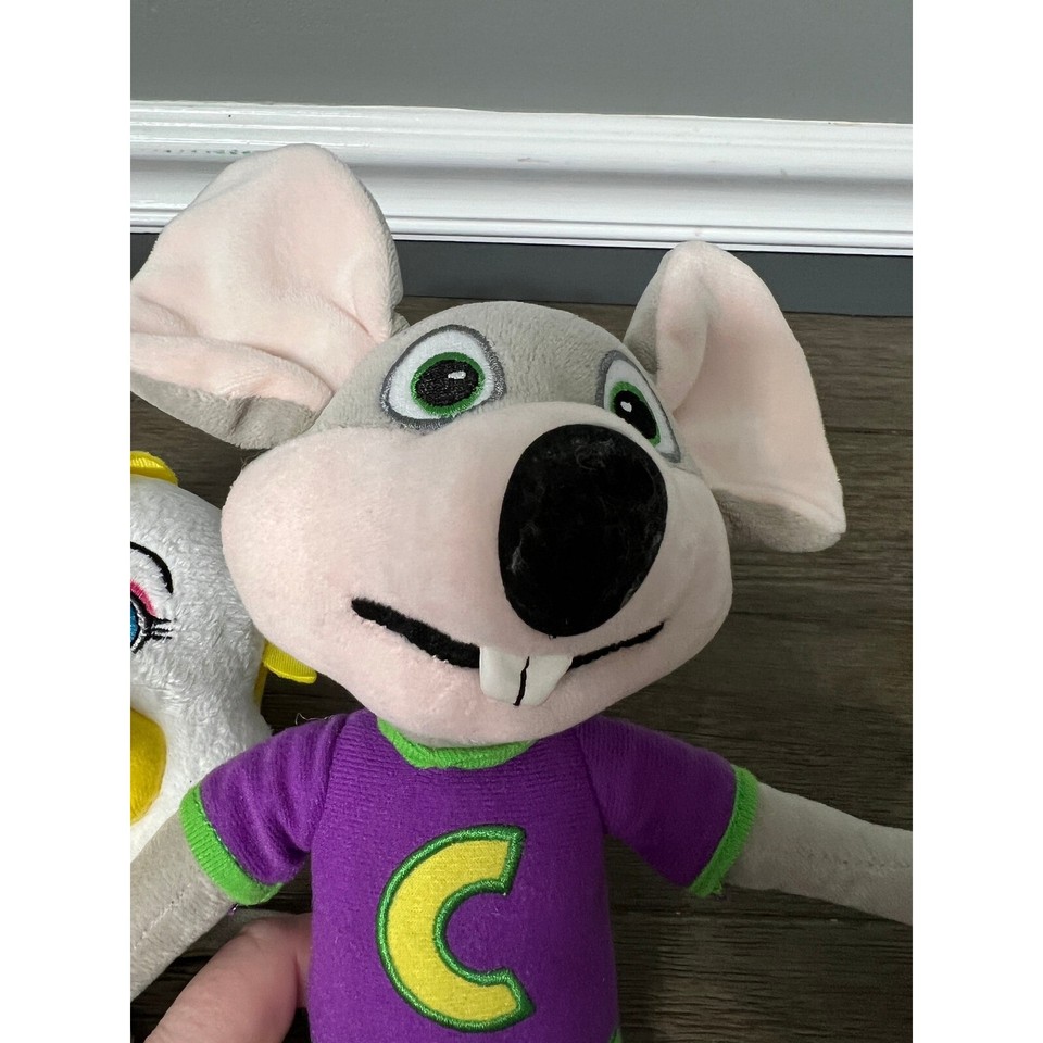 Chuck E. Cheese Plush Set 3pc Chuck E Helenny Mr Munch Stuffed Animal ...