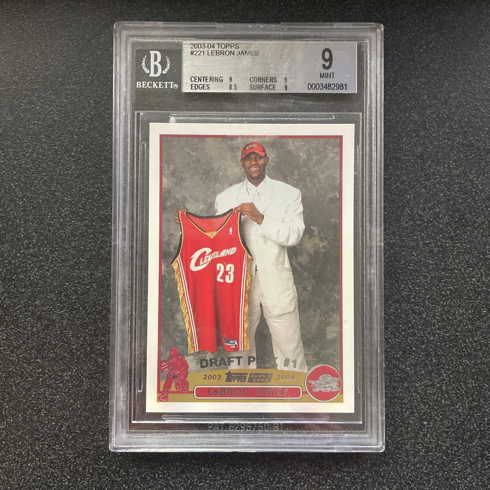 2003-2004, Topps, Lebron James, GOAT Rookie, PSA 9, #221 🔥🐐 *RARE* 🔥 | eBay