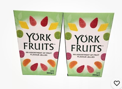 2 x 350g York Fruits Assorted Flavour Jellies Box 350g Easter festive ...