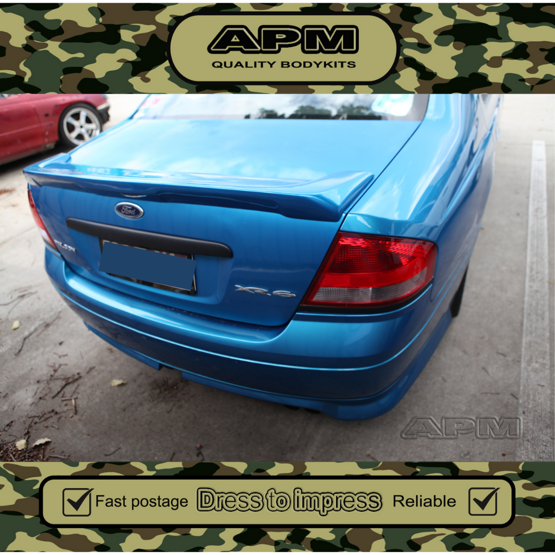 APM Plastic Rear Boot Bobtail Spoiler Wing For Ford BA BF Series XR6 ...