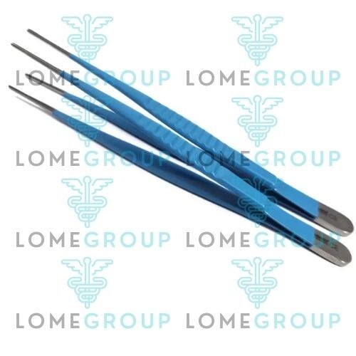 DeBakey Tissue Forceps Set of 2 Pcs 20 & 24cm With 2mm Tip Insulated ...