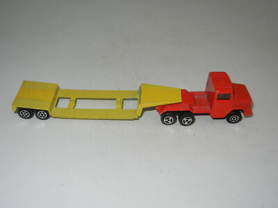 Majorette Semi Truck w/ Flatbed Lowboy Trailer | eBay