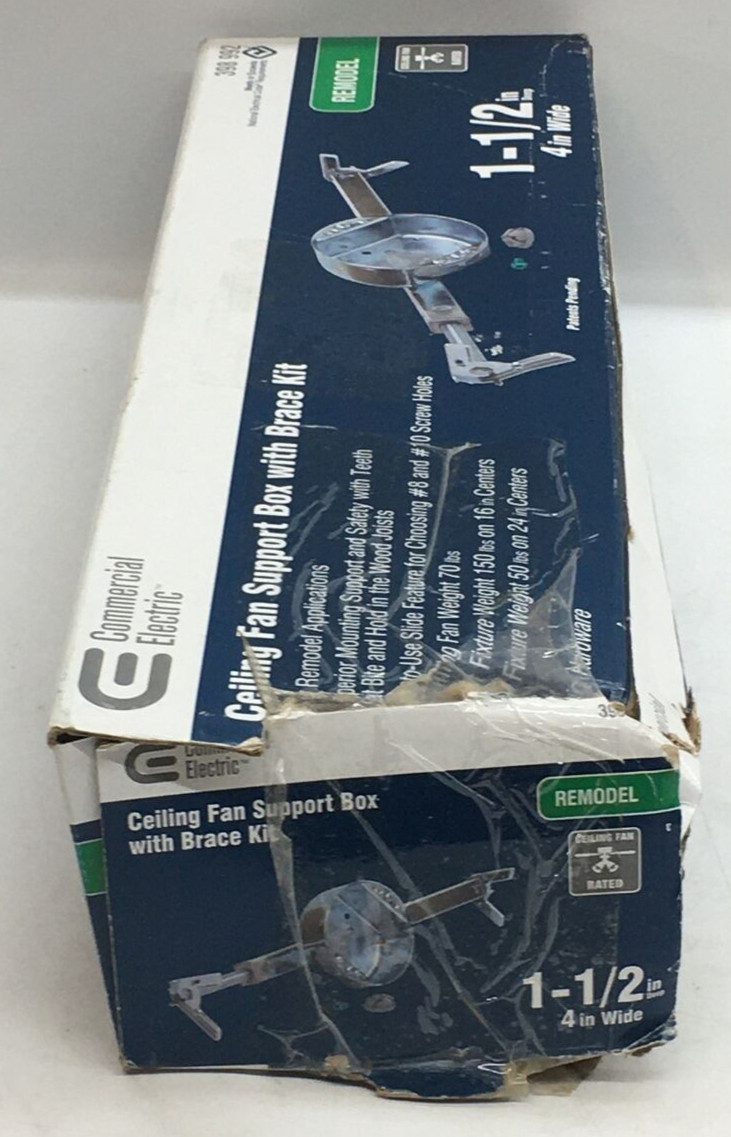 How To Install Ceiling Fan Support Box With Brace Kit | Shelly Lighting