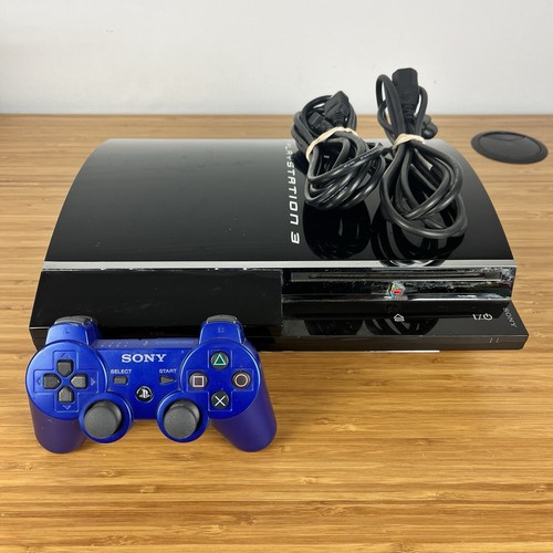 Sony PlayStation 3 PS3 CECHE01 80GB Fat Backwards Compatible Bundle ...