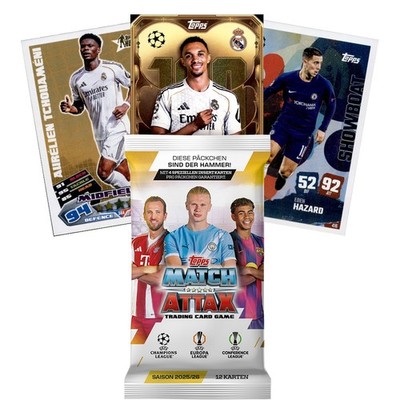 Match Attax Champions League 25/26 Trading Cards Karten 307-468 ...