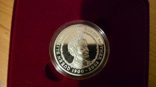 Royal Mint 2000 Queen Mother Silver 1900 -2002 silver proof Memorial ...
