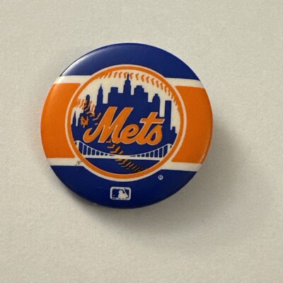 Vintage Mets MLB Baseball Button Pin Pinback PB3A | eBay