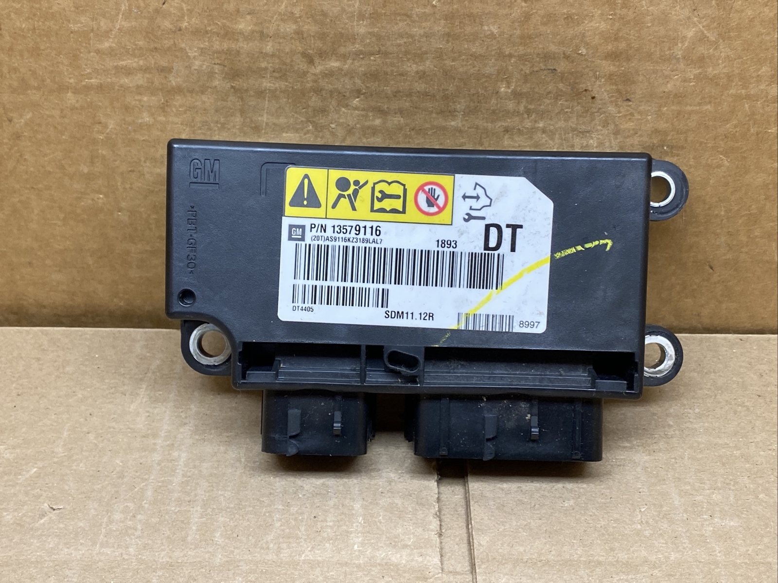 Chevrolet Silverado SRS Air Bag Airbag Restraint Control Module Unit ...