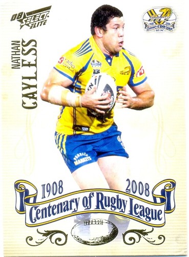 2008 NRL Centenary Of Rugby League Elite Players Card 165 Nathan ...