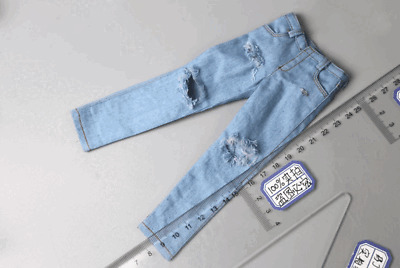 Soldier 1/6 jeans 1:6 Ripped jeans in light colors for 12 " HT DAM 3A ...
