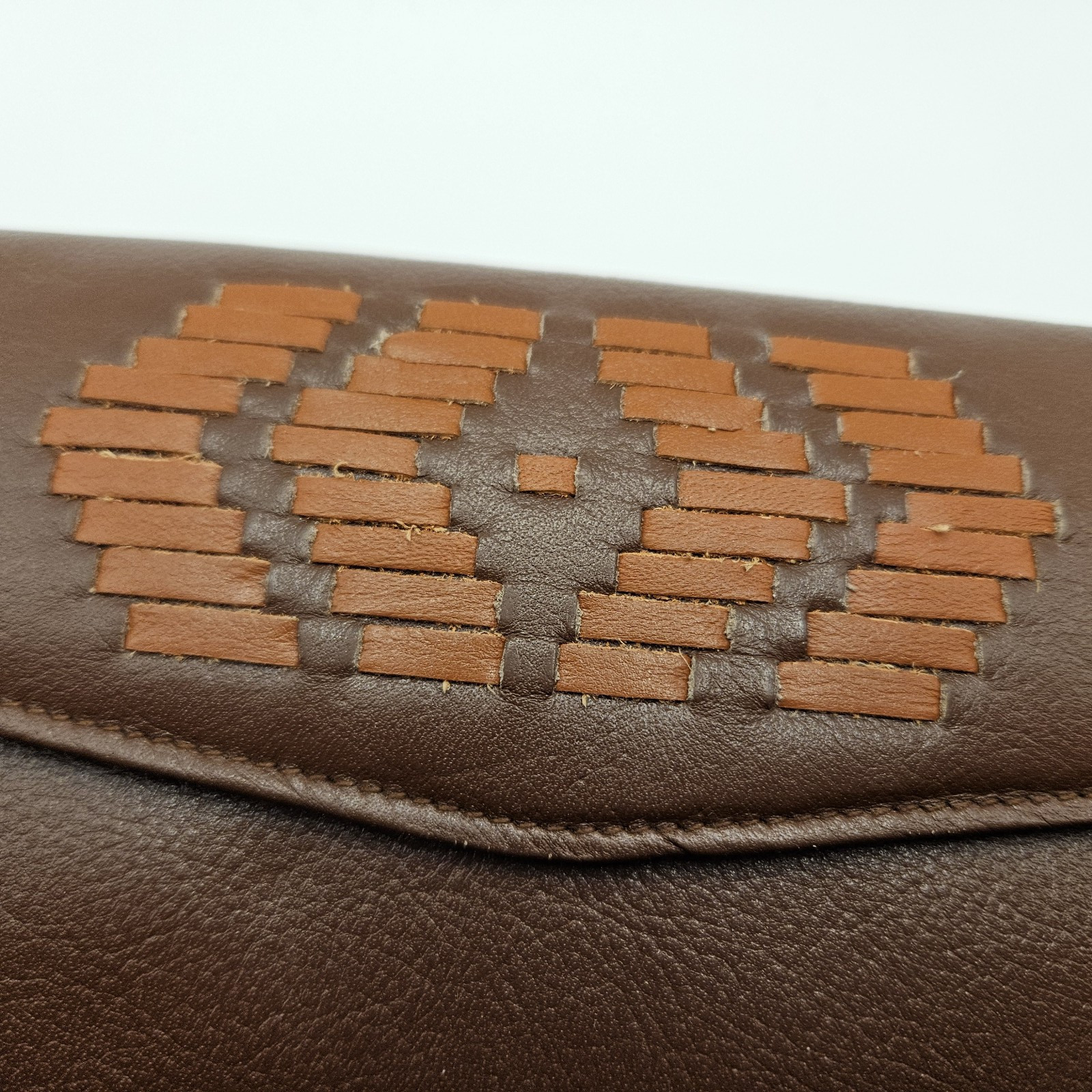 Vintage Prince Gardner Women's Fine Leather Wallet Brown Trifold Coin ...