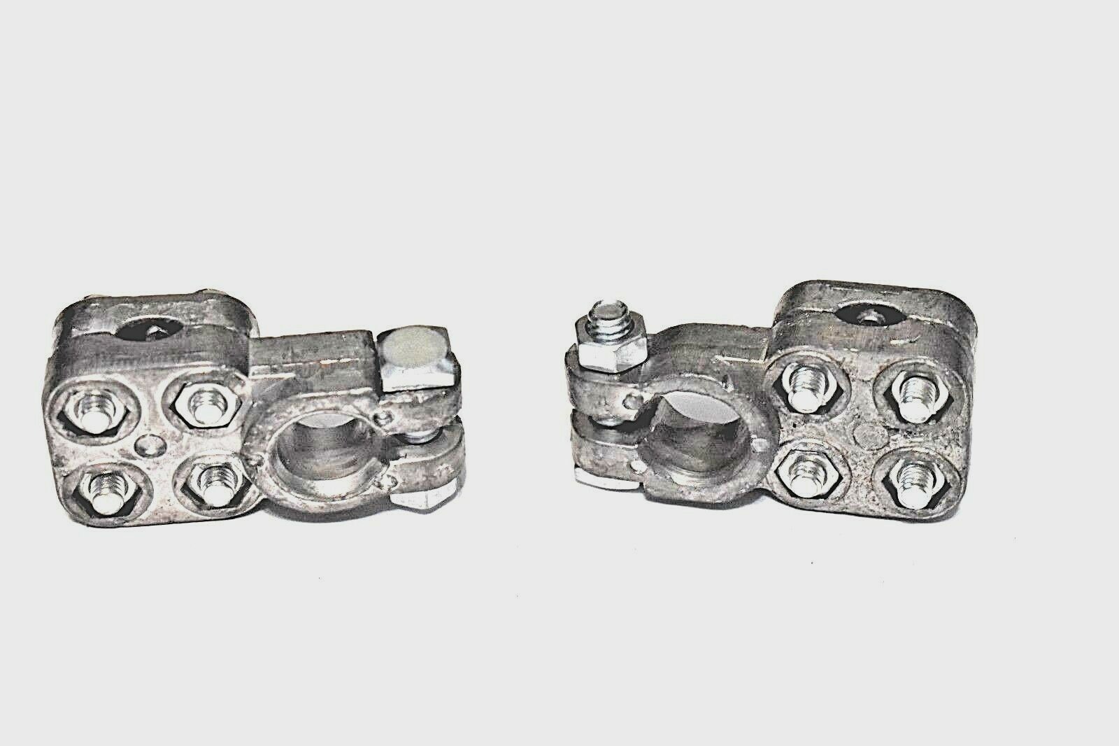 3 Way Heavy Duty Top Post Battery Terminal 2 To 4/0 Gauge 1 Pos 1 Neg ...