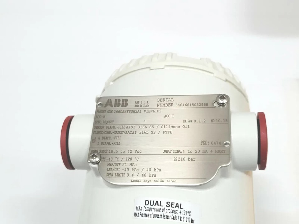 *NEW* ABB +HART 2600T 266DSH FSSA2A1 Differential Pressure Transmitter ...