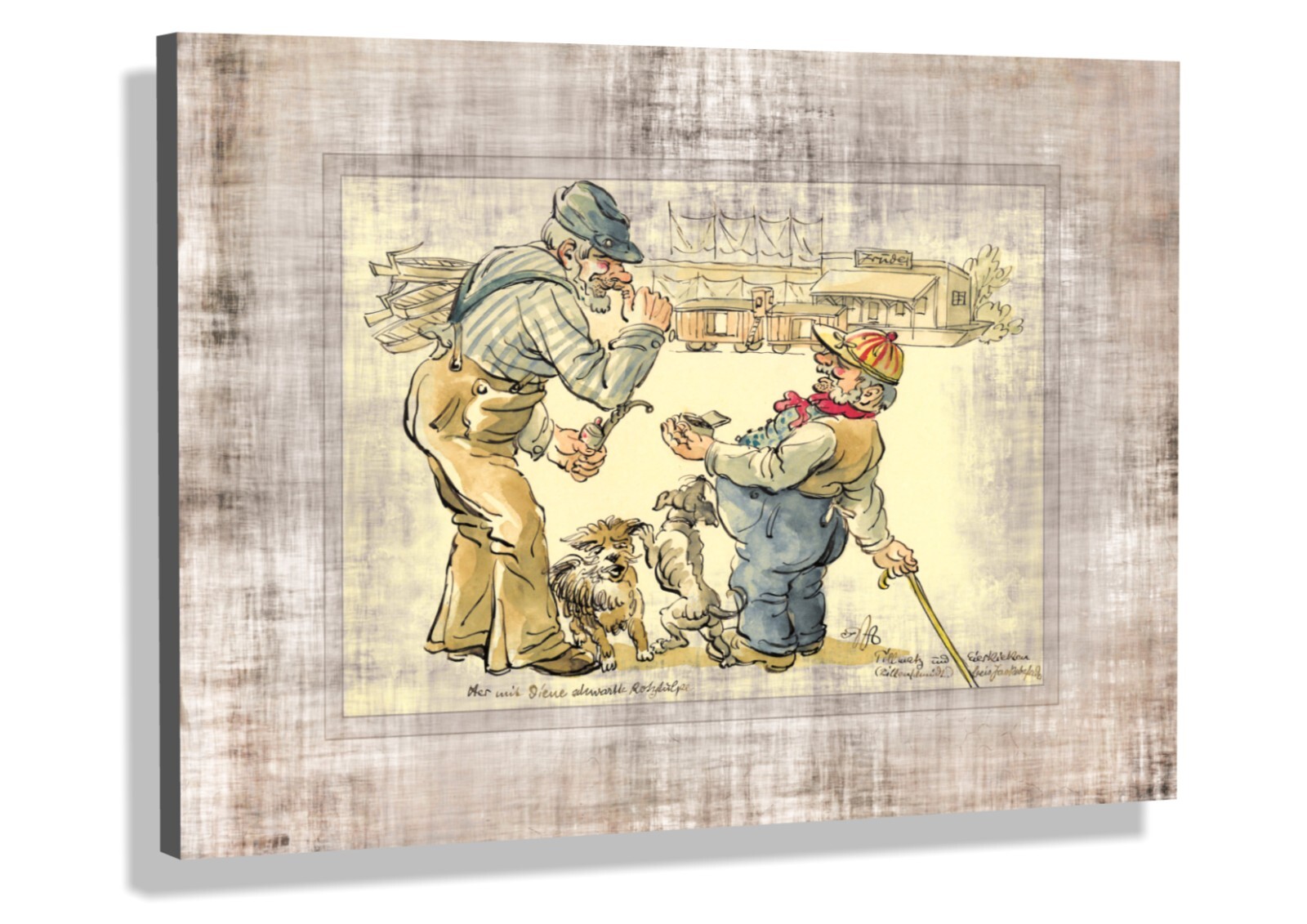 BILD MAGDEBURG DOM GUSTAV ADOLF WOLFF (1889-1947) LEINWAND XXL 100x70 ...