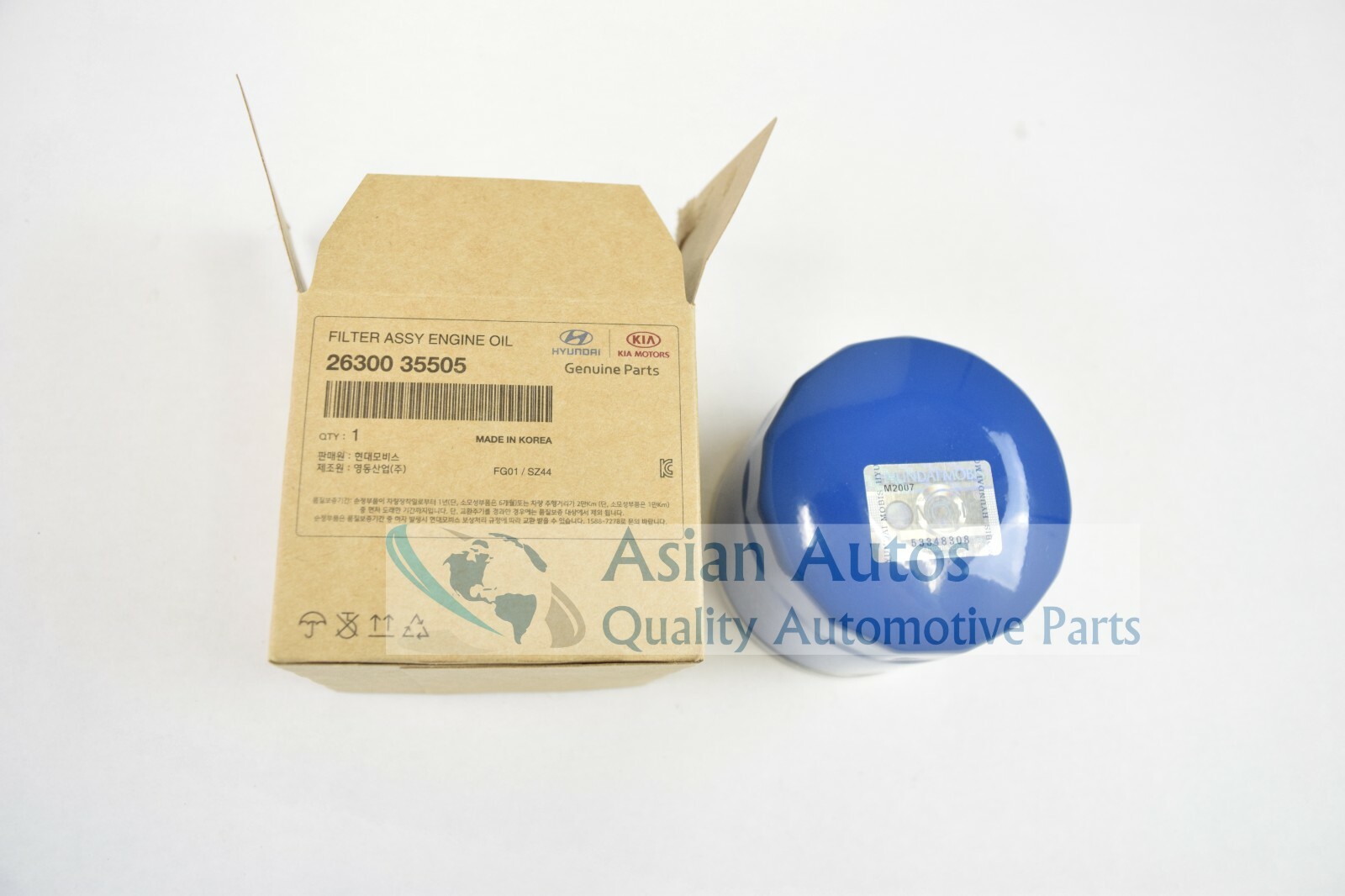 Genuine Kia Hyundai Engine Oil Filter 2630035505 OEM | eBay