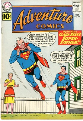 Adventure Comics # 289 FINE Oct. 1961 Legion cameo Swan, Kaye cover | eBay