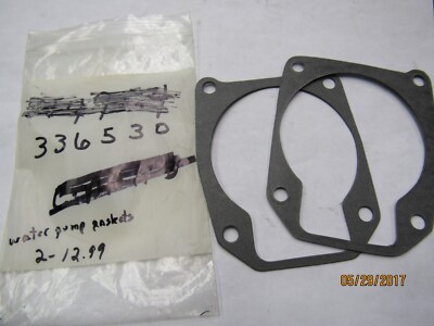 2 NEW OEM OMC JOHNSON EVINRUDE WATER PUMP GASKETS 336530 | eBay