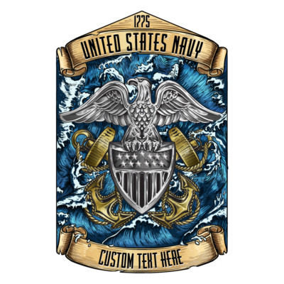 US Navy Officer Decal - Navy Wardroom Decal - USN Veteran - Military 8 ...