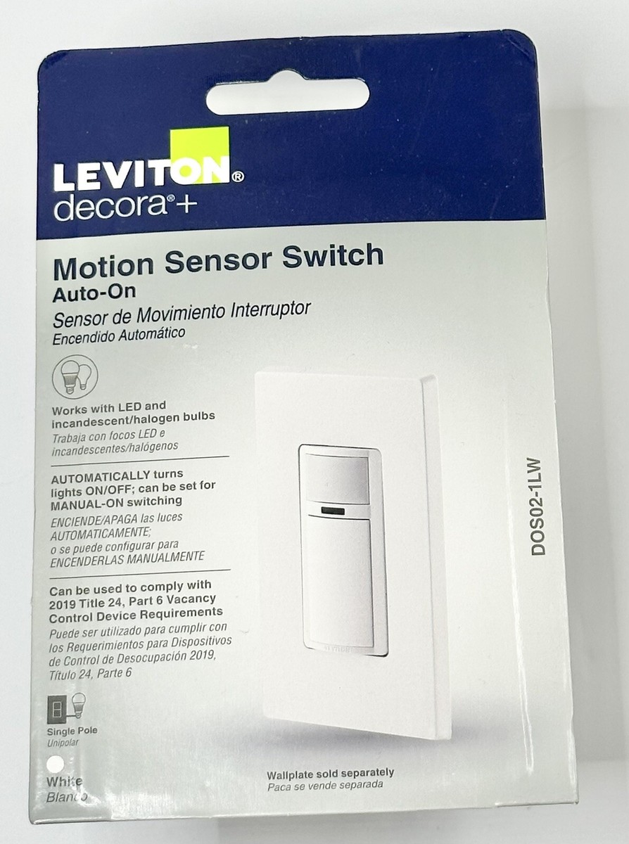 Motion Detector Wall Switch Leviton Sensor Switch Indoor Motion Sensor