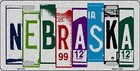 Nebraska Cut Letter Metal Novelty License Plate Tag LPC-1041 | eBay