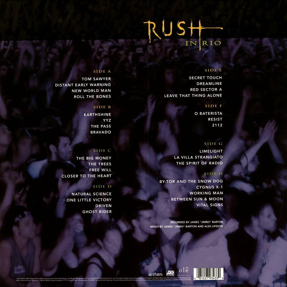 RUSH - RUSH IN RIO 4 VINYL LP NEW! 81227934330 | eBay Australia