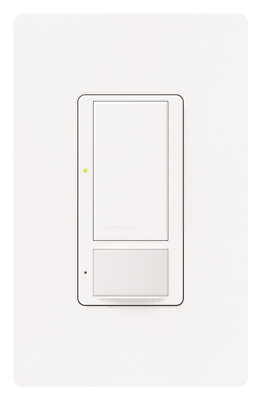 LUTRON MAESTRO - MS-OPS2-WH MOTION SENSOR SWITCH - WHITE FINISH ...