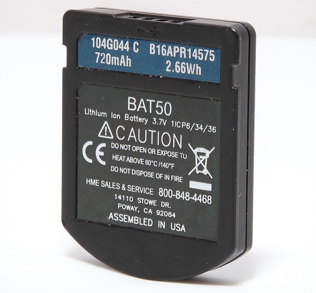 Hme BAT50 720mAh Lithium Ion Battery for Wireless Drive Thru Headset ...